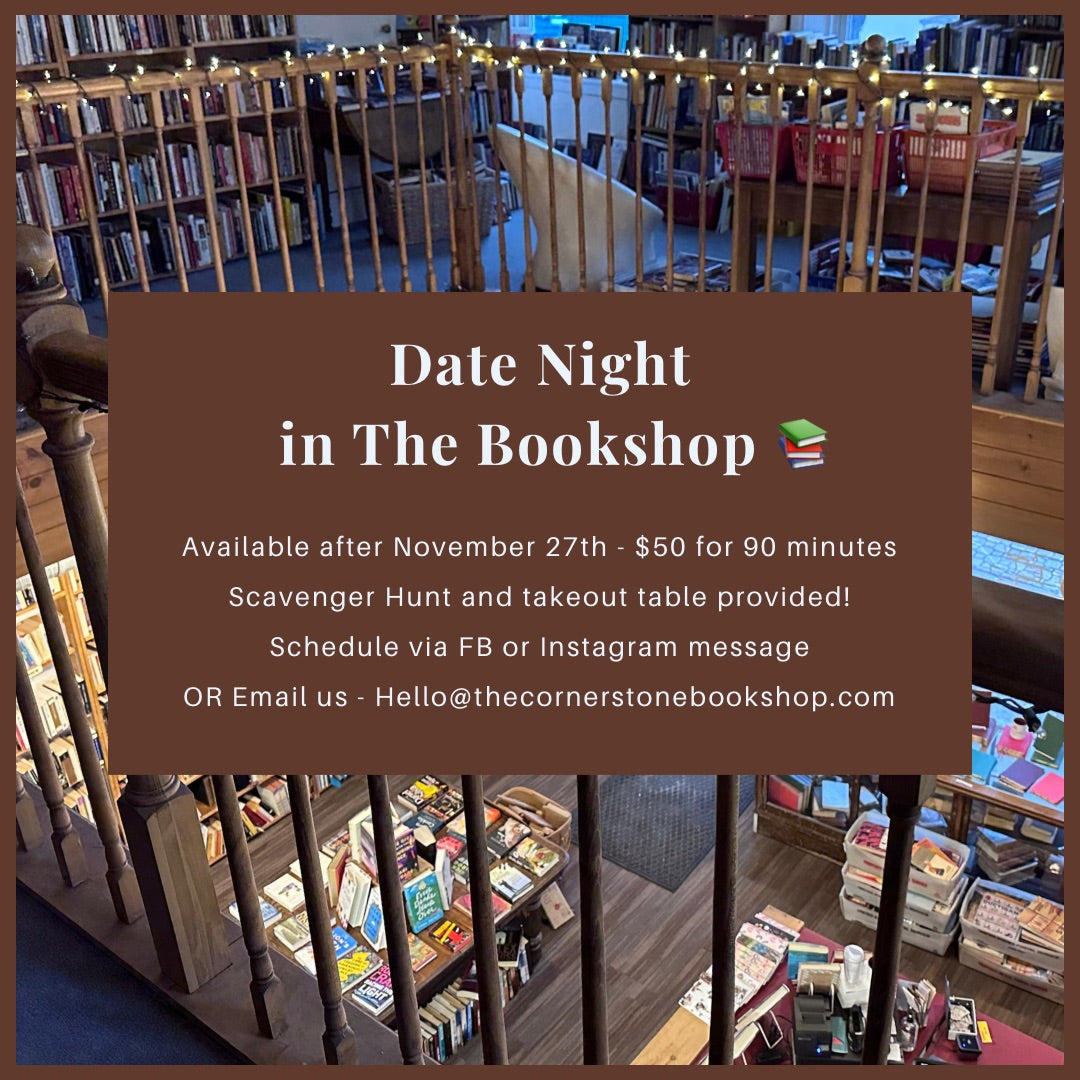 Date Night in A Bookshop! – The Corner Stone Bookshop